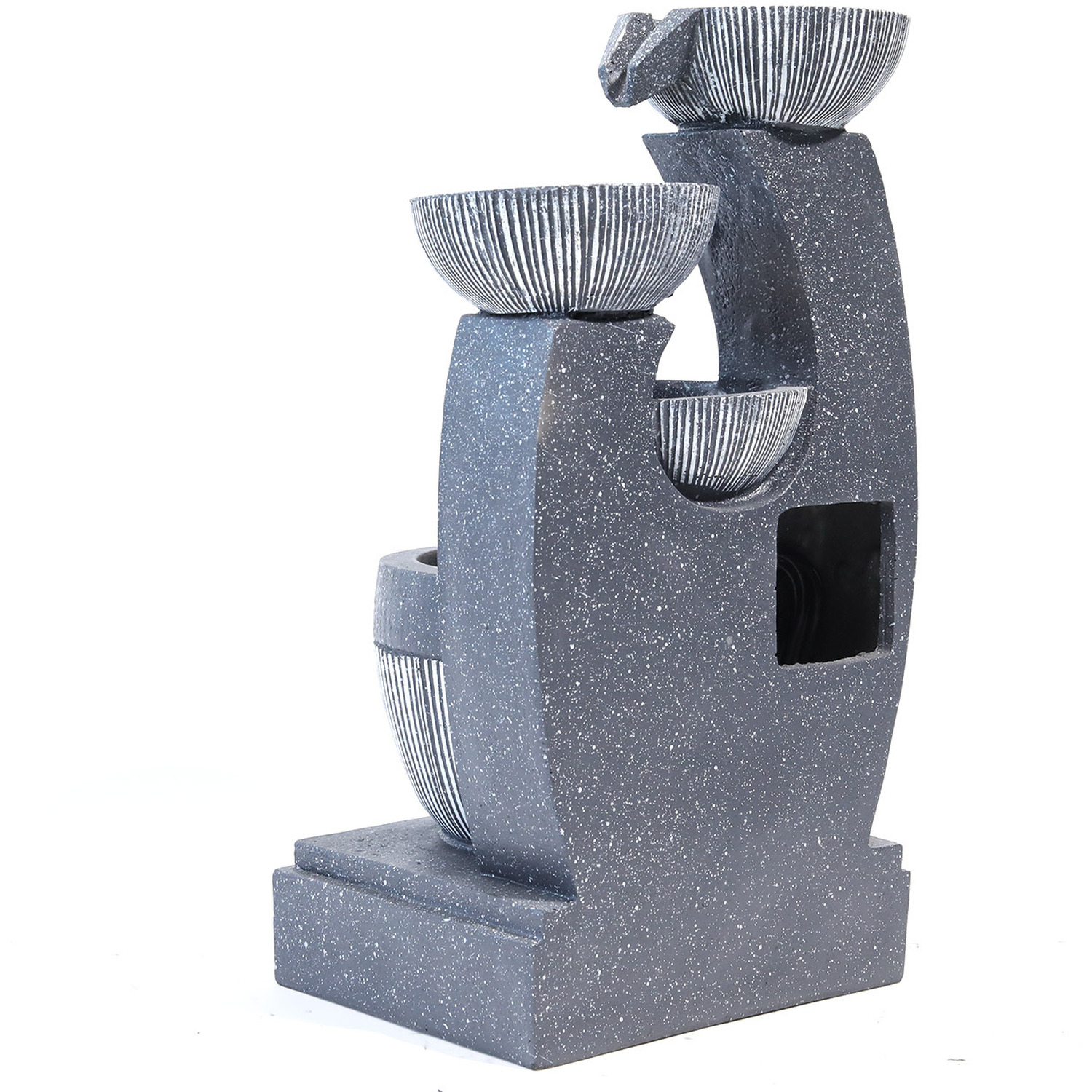 4-Tier Cascade Bowls Water Fountain