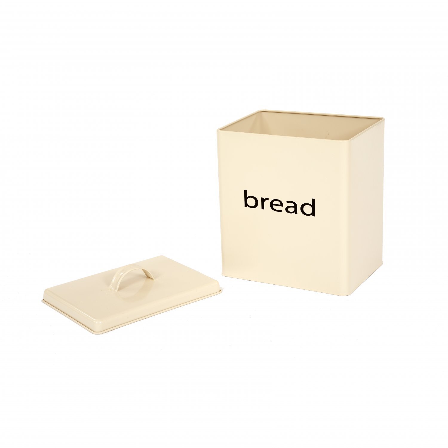 5 Piece Cream Kitchen Canister Storage Tin Set