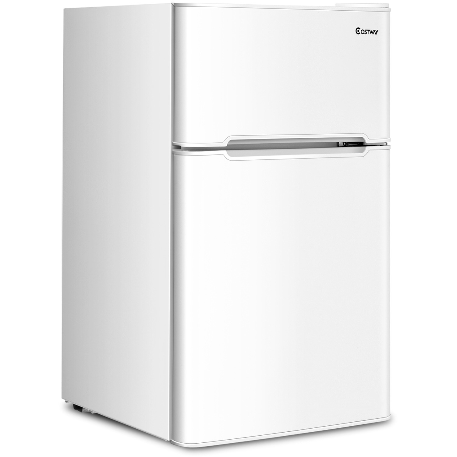 Costway 90 L Compact Refrigerator-White