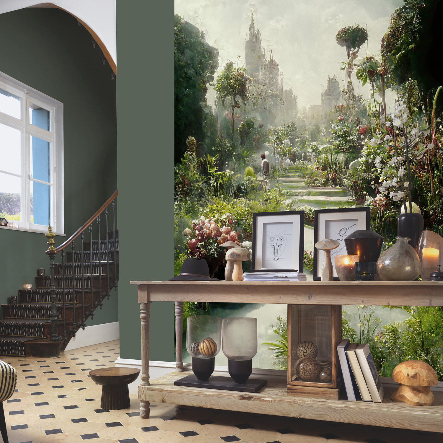 Garden Escape- Digital Mural