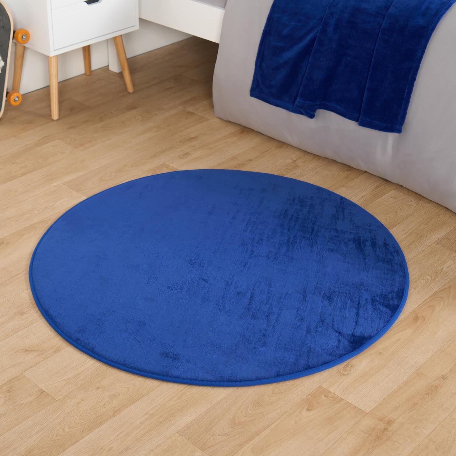 Soft Cushioned Round Anti Slip Carpet Rug