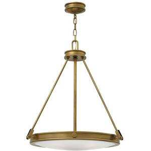 Collier 4 Light Ceiling Pendant Brass, E14