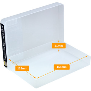 A6 Slim Plastic Presentation Boxes for Paper, Photos and Card
