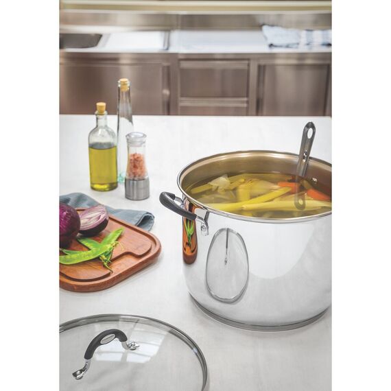Tramontina Stainless Steel Stock Pot 30 cm - 15.4l
