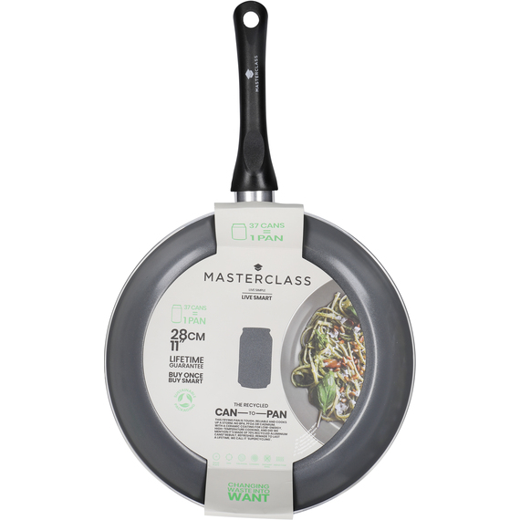 MasterClass Can-to-Pan 28cm Ceramic Non-Stick Frying Pan, Recycled ...