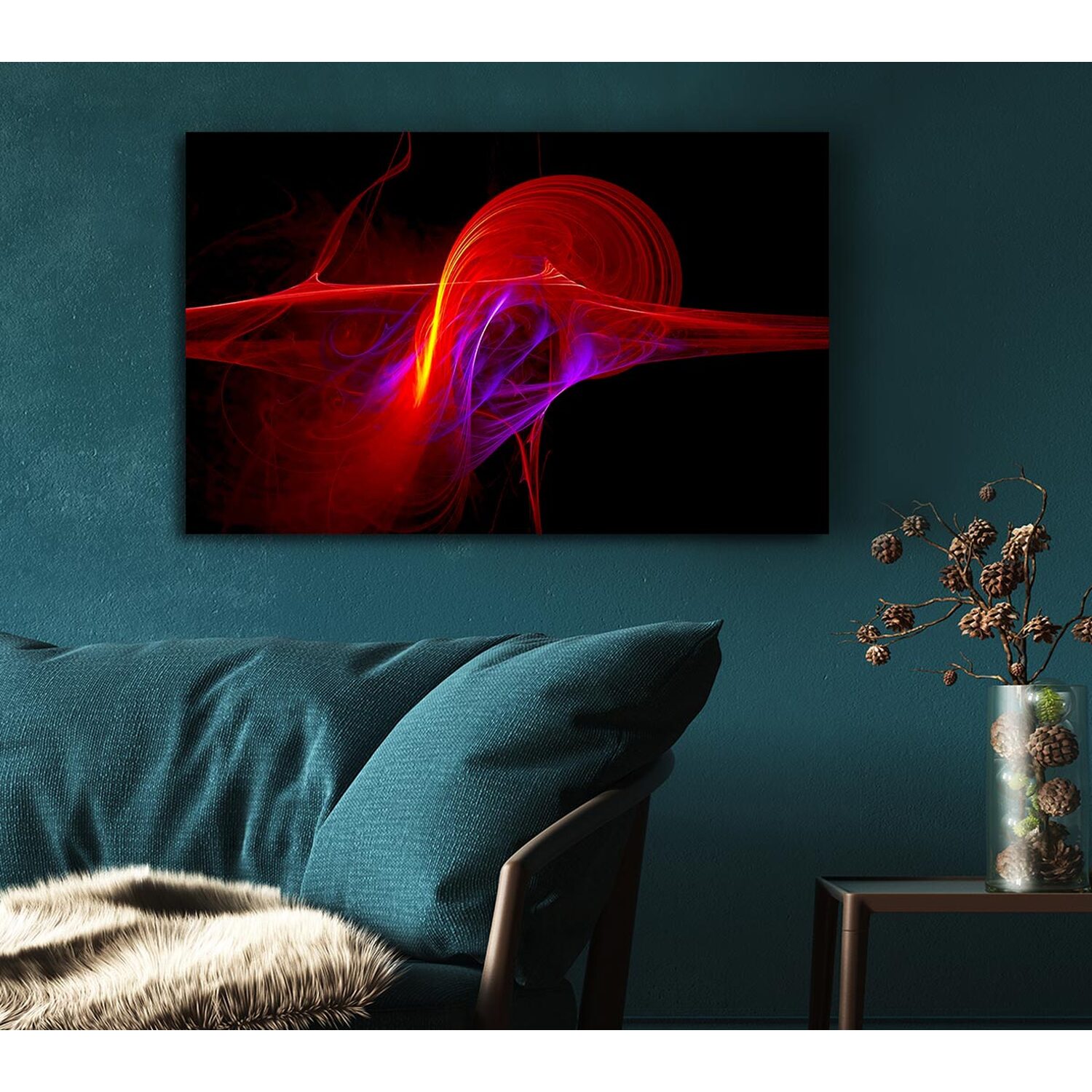 Twist Of Heat Canvas Print Wall Art