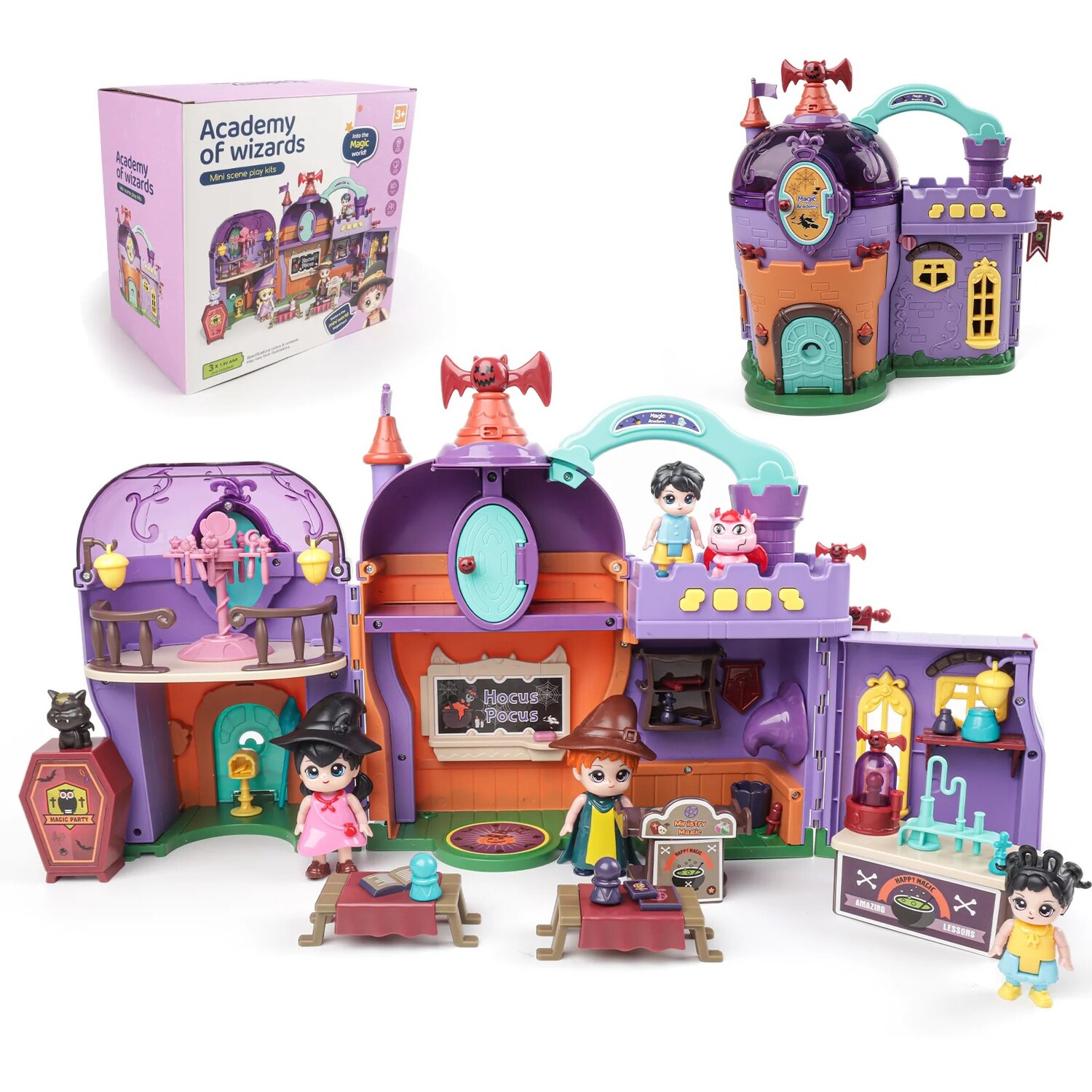 Portable Magical Wizard World Building Castle Doll House