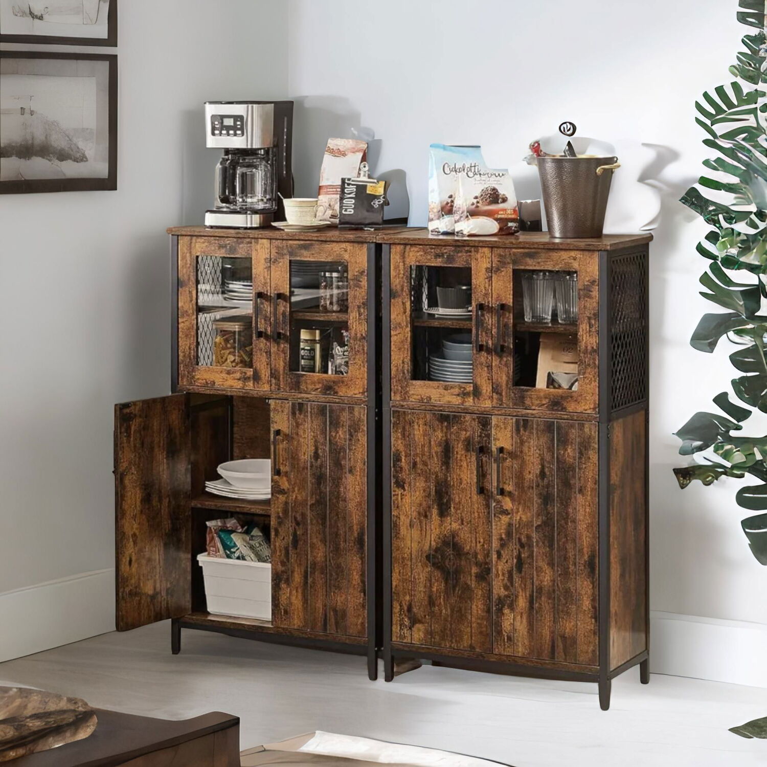 Multipurpose Kitchen Sideboard With Doors