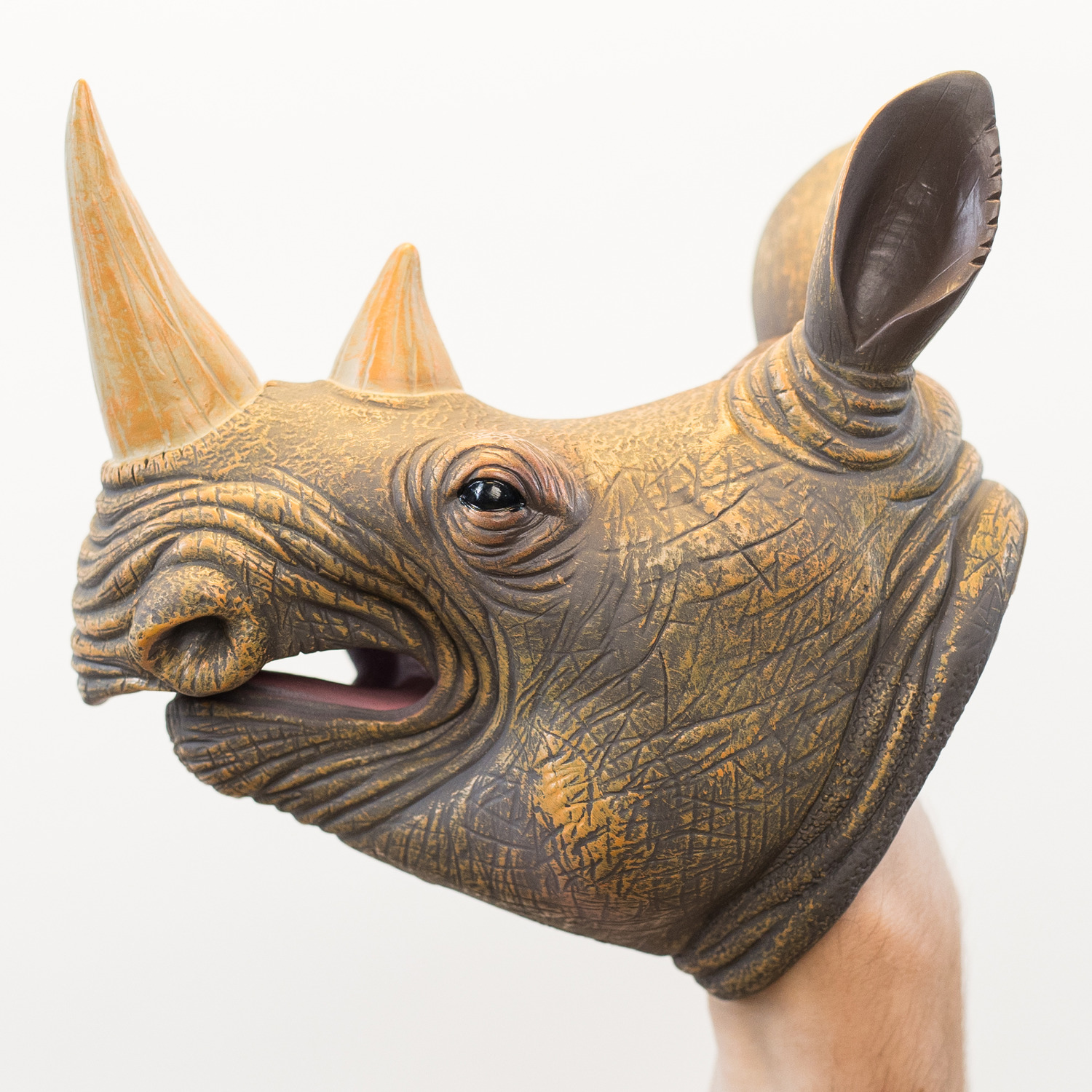 Wild Thingz Hand Puppet Rhino