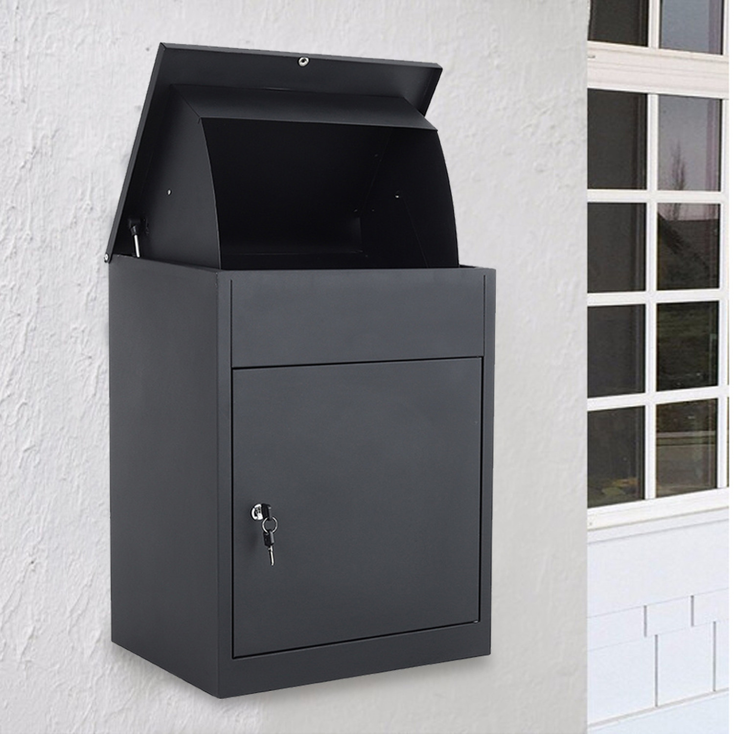 Wall Mount Metal Package Drop Box
