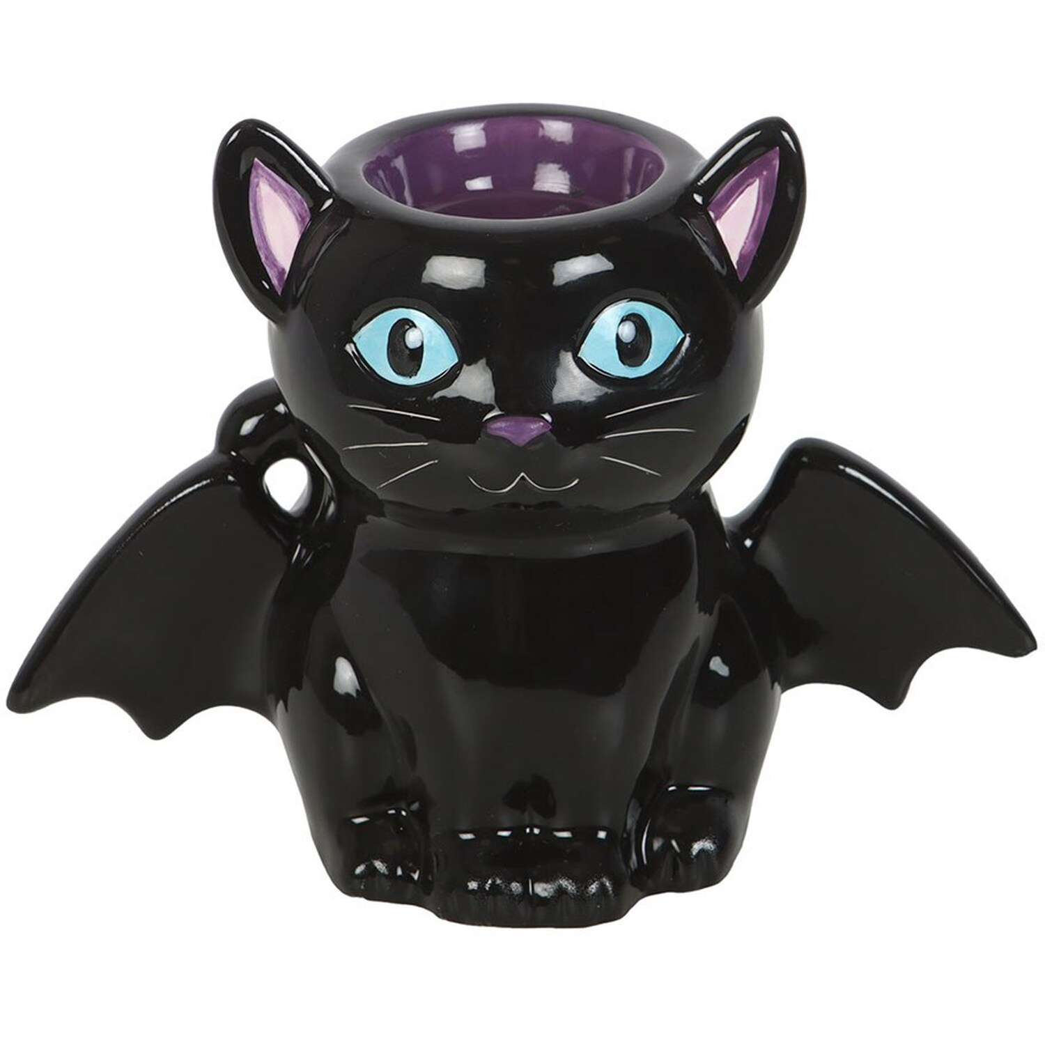 Cute and Creepy Bat Cat Oil Burner and Wax Warmer