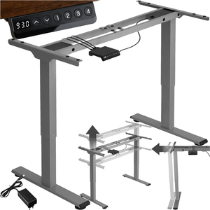 Motorised Standing Desk Frame With Memory and Anti-Collision Features