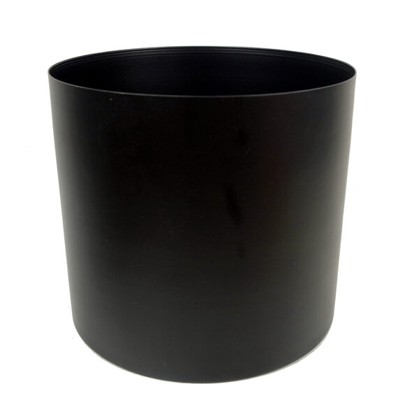 Leaf Metal Planter Plant Pot Black
