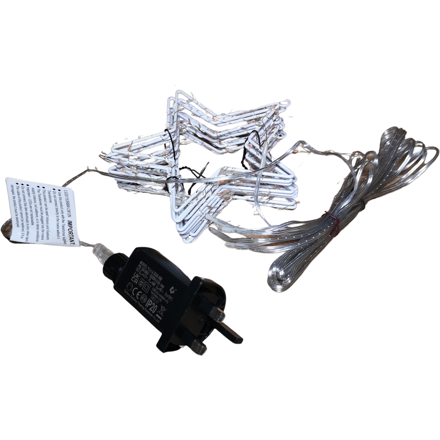 Christmas Flashing Star LED Curtain Lights