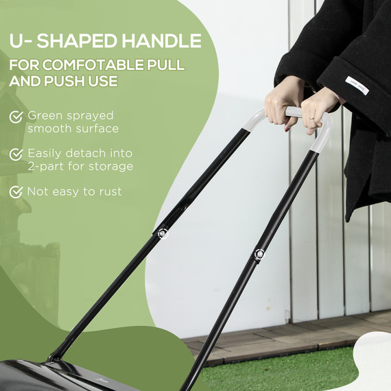Steel Push 38L Garden Lawn Roller
