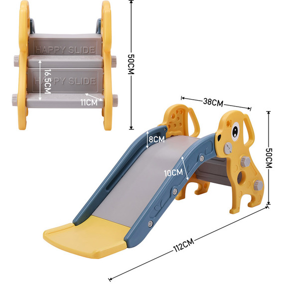 Kids Freestanding Puppy Indoor Toddlers Slide
