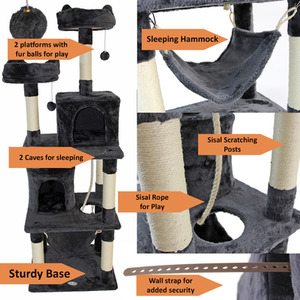 Multilevel Cat Tree Scratching Post