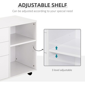 HOMCOM Freestanding Storage Cabinet
