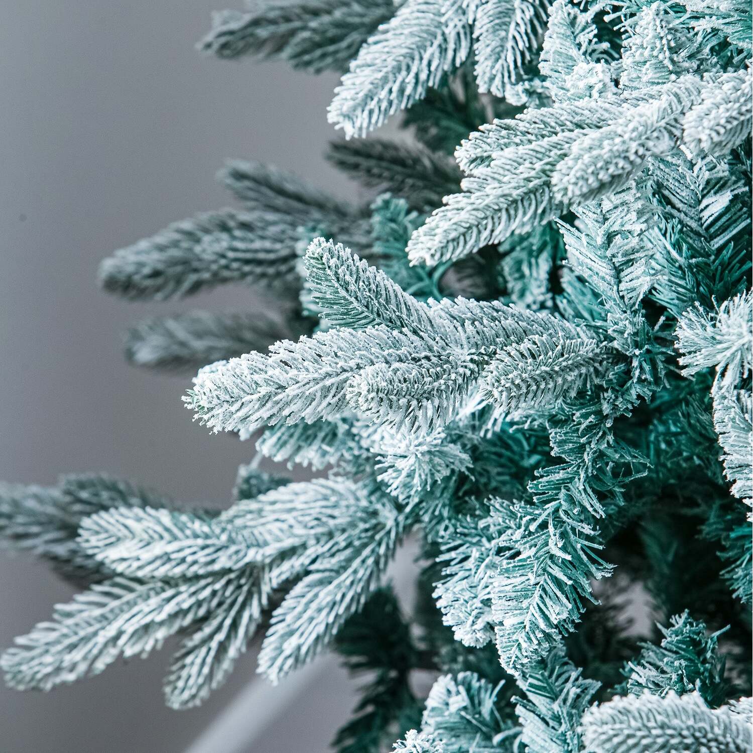 7ft Chatsworth Artificial Frosted Blue Christmas Tree
