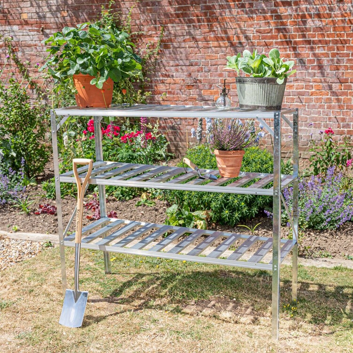 4 Tier Mini Greenhouse Plant Stand with Removable Cover