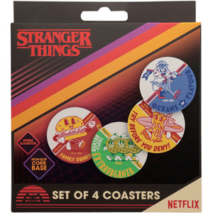 Stranger Things Set of 4 Coasters