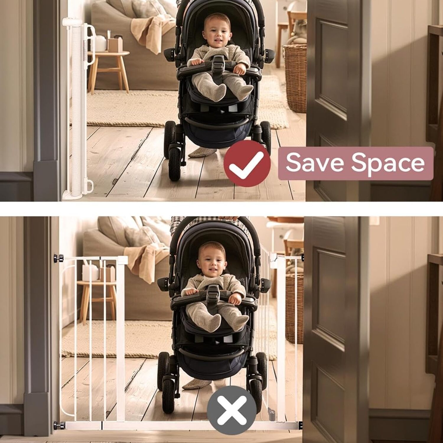Momcozy Retractable Baby Gate
