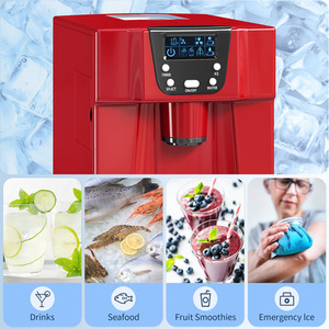 HOMCOM Ice Maker Machine with 3L Tank