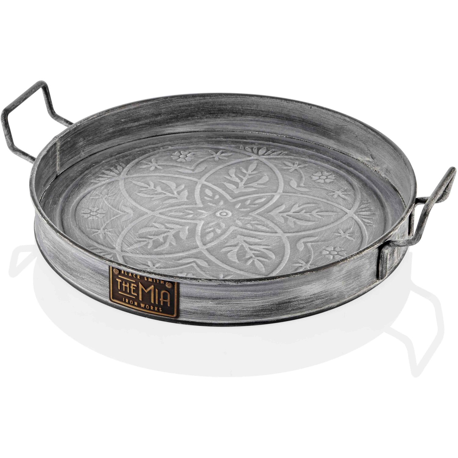 The Mia Stone Series Round Serving Tray