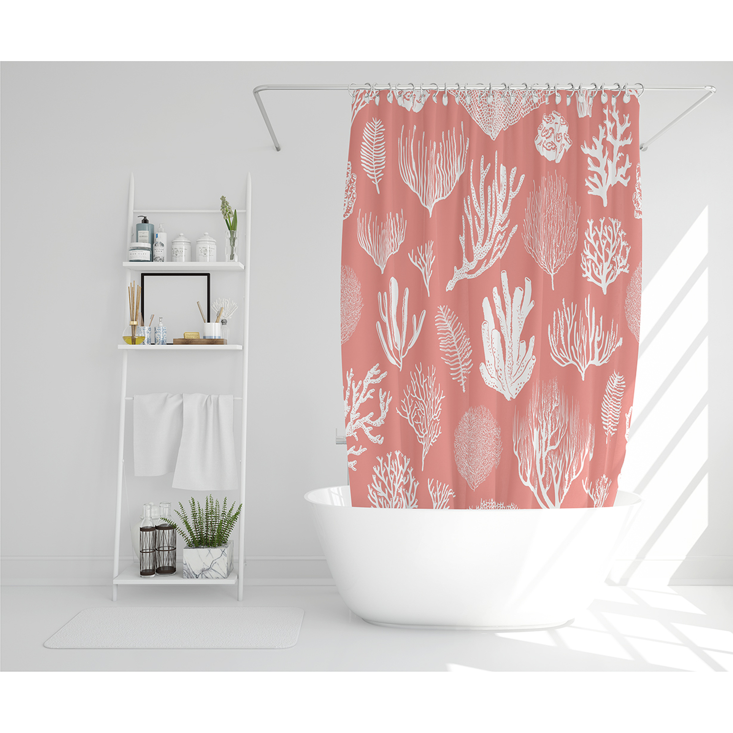 Continuous Line Drawing Of Faces Shower Curtain