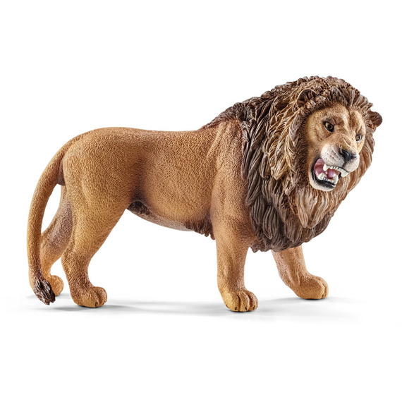 SCHLEICH Wild Life Lion Roaring Toy Figure
