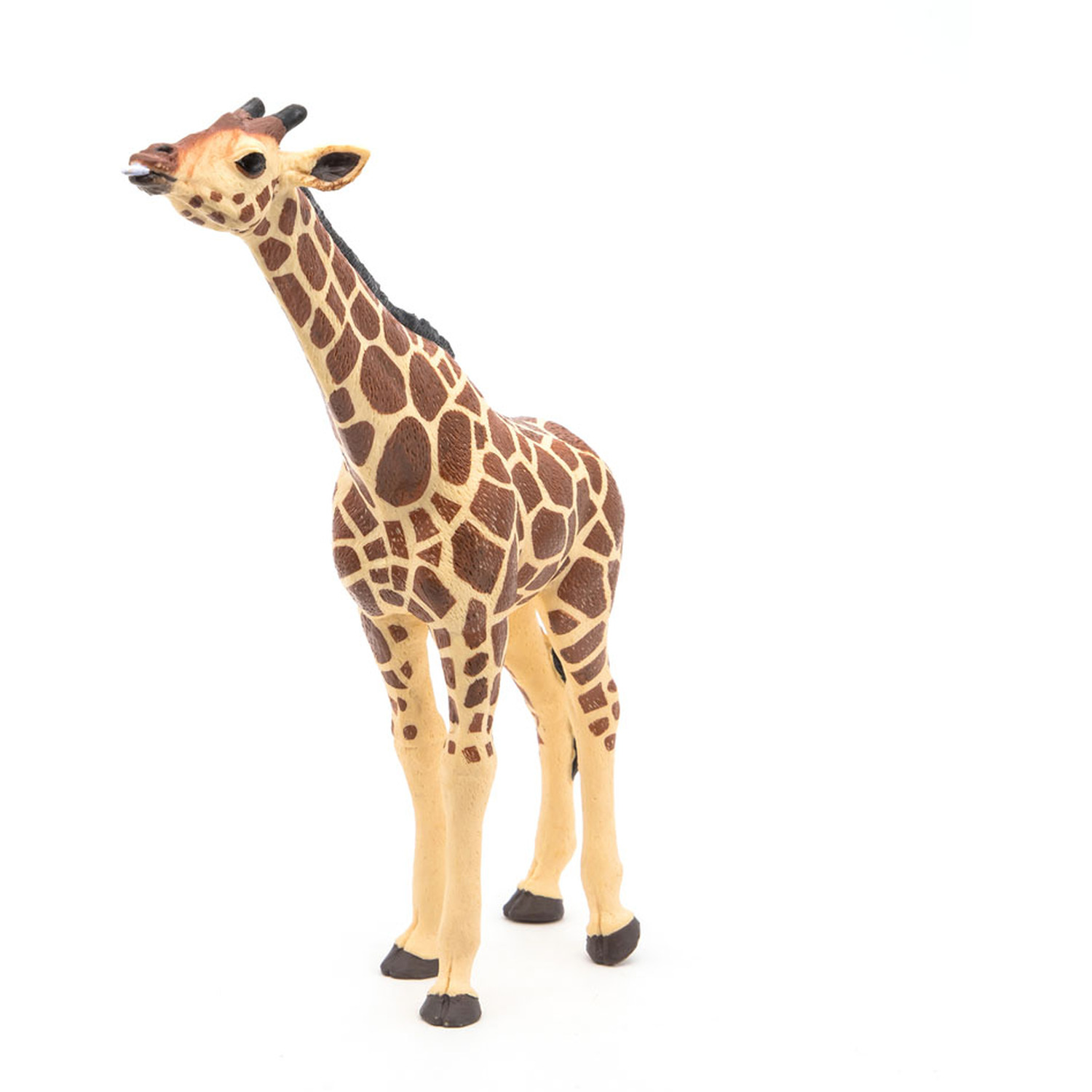 PAPO Wild Animal Kingdom Giraffe Head Up Toy Figure