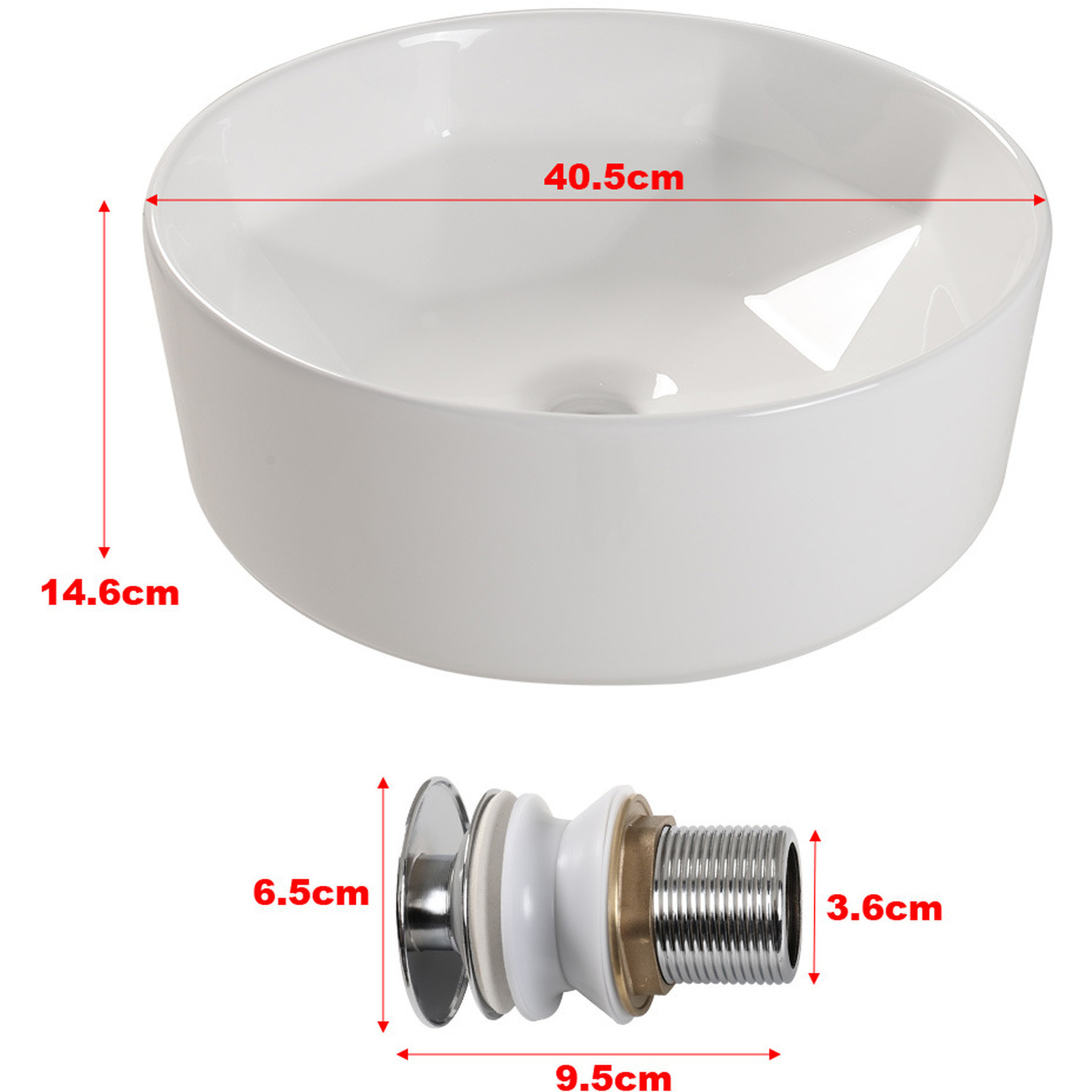 Modern Bathroom Wash Basin Sink Ceramic Lavabo Bowl