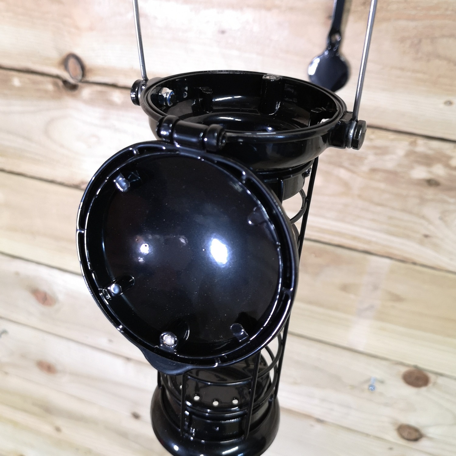 Heavy Duty Flick and Click Garden Wild Bird Hanging Black Metal Fat ...