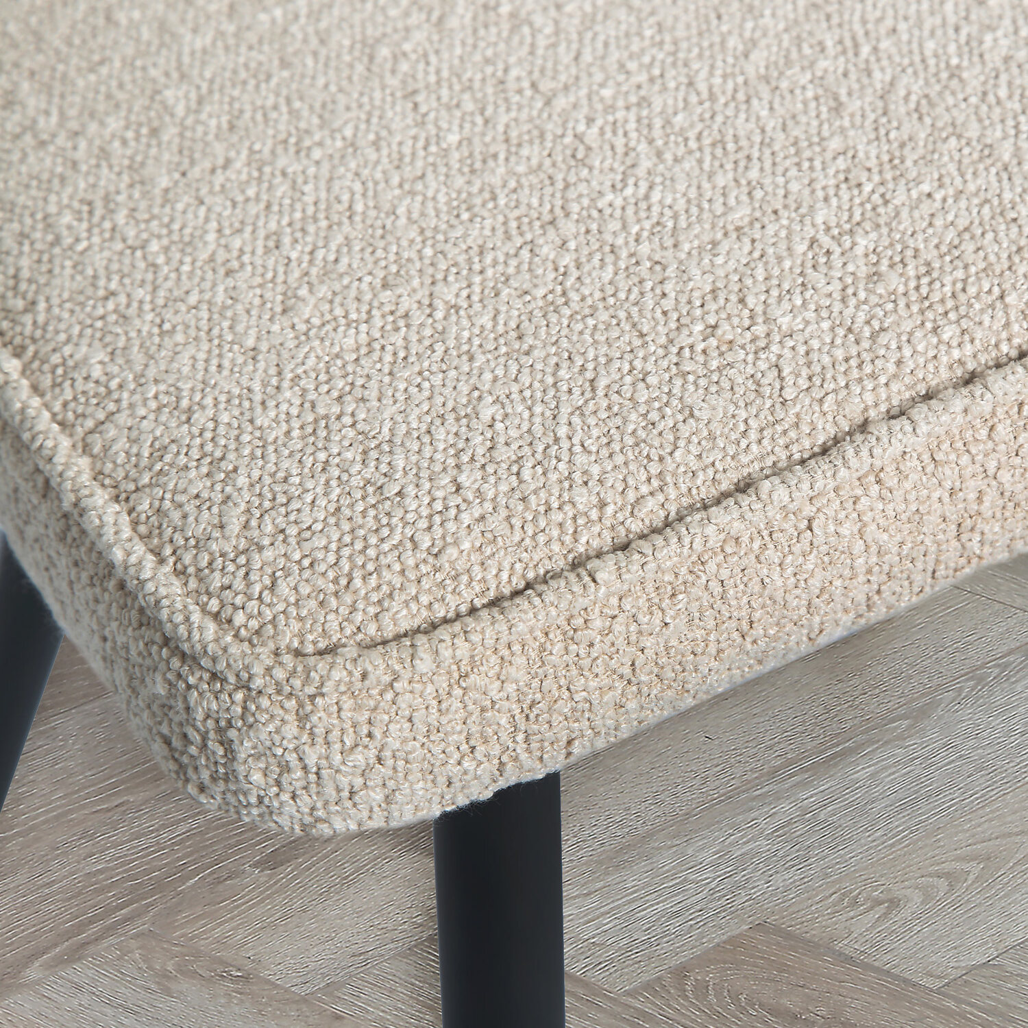 Set of 2 Boucle Dining Chair
