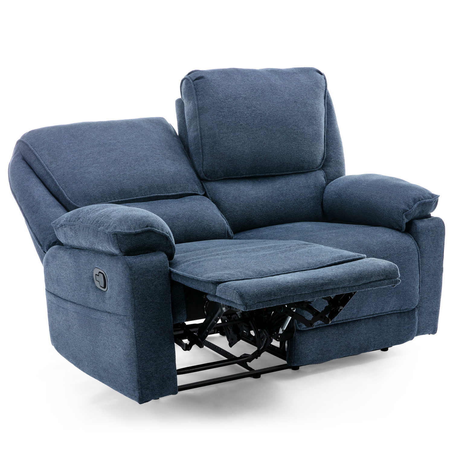 Sydney 1, 2 and 3 Seater Fabric Latch Recliner Sofa Set