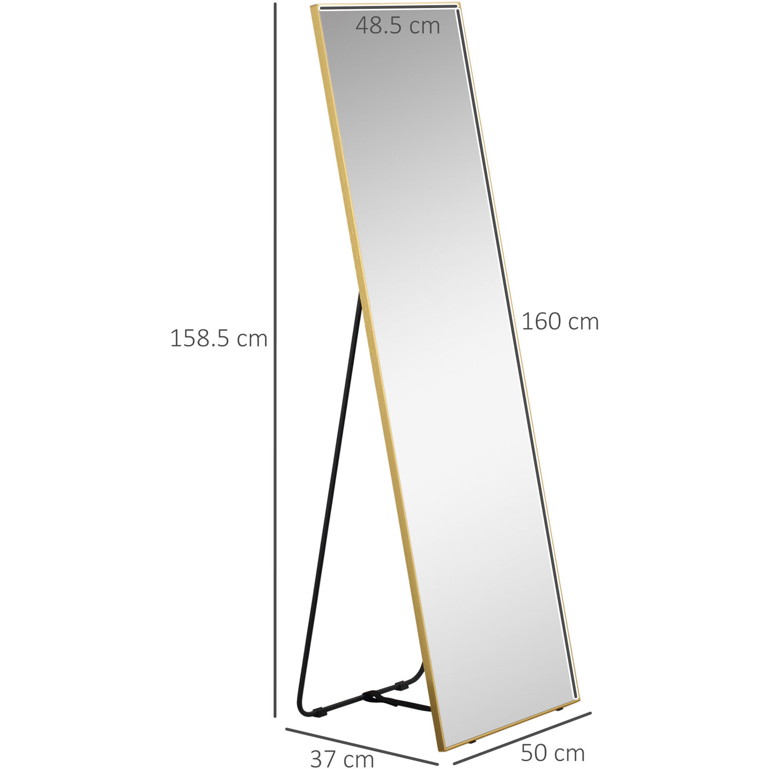 Full Length Dressing Mirror Wall Mounted