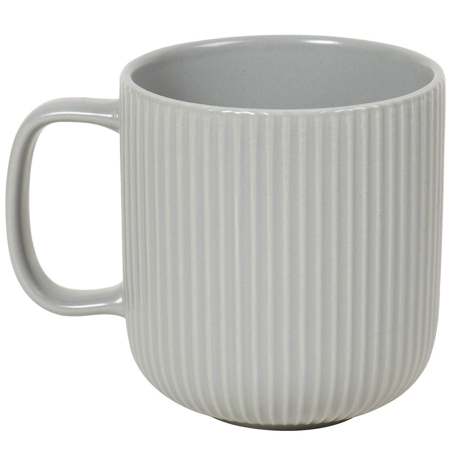 Set of 4 Ribbed Mugs