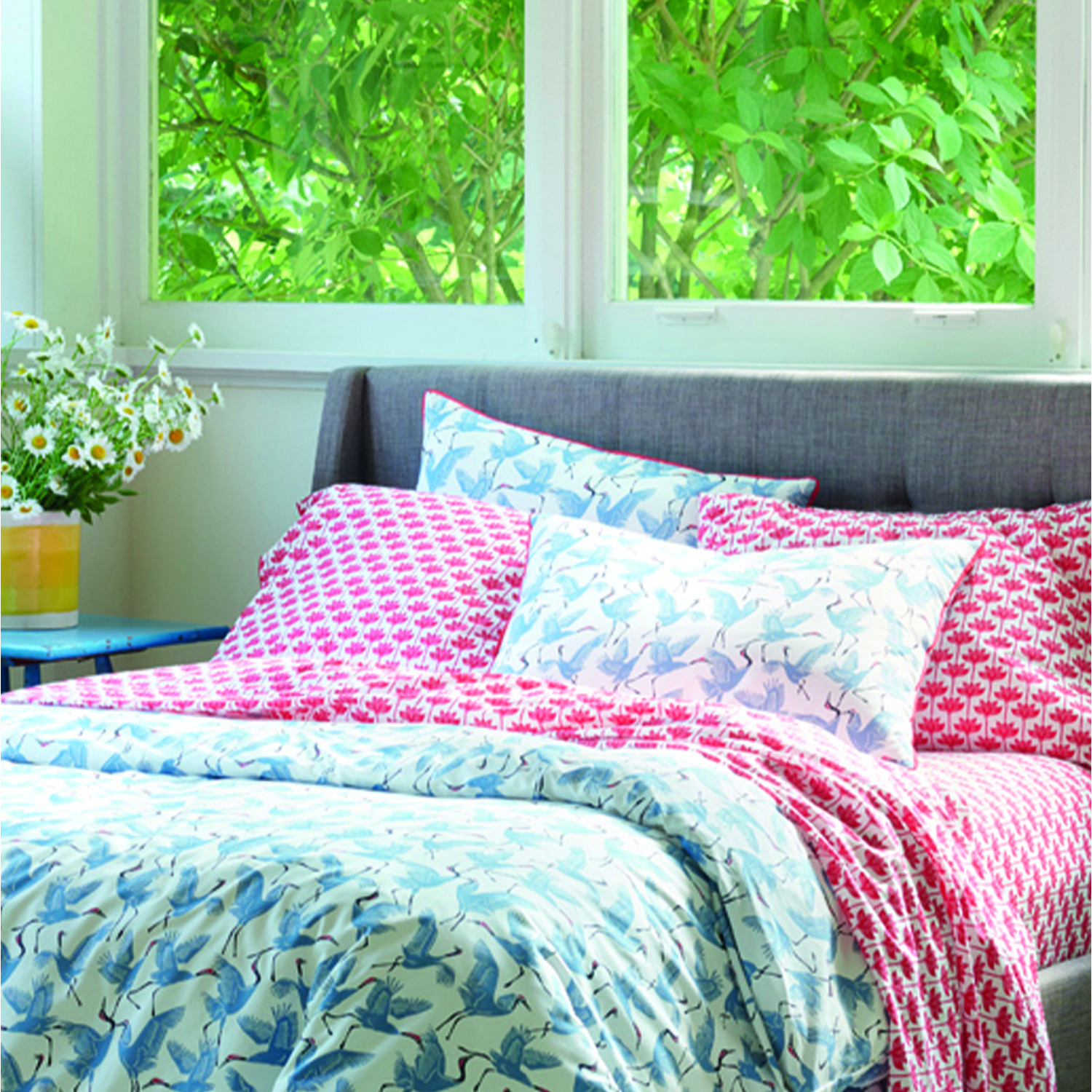 Martex Family of Cranes Duvet Cover Set