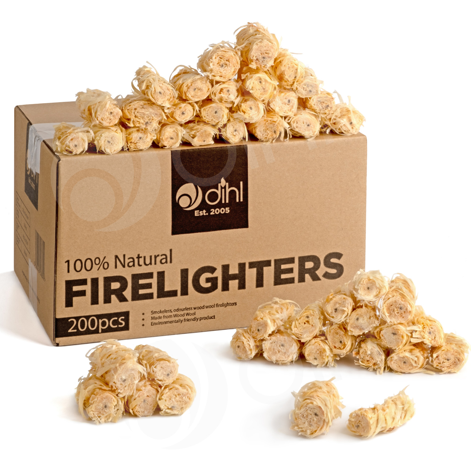 Dihl Firelighters - 200 Pack