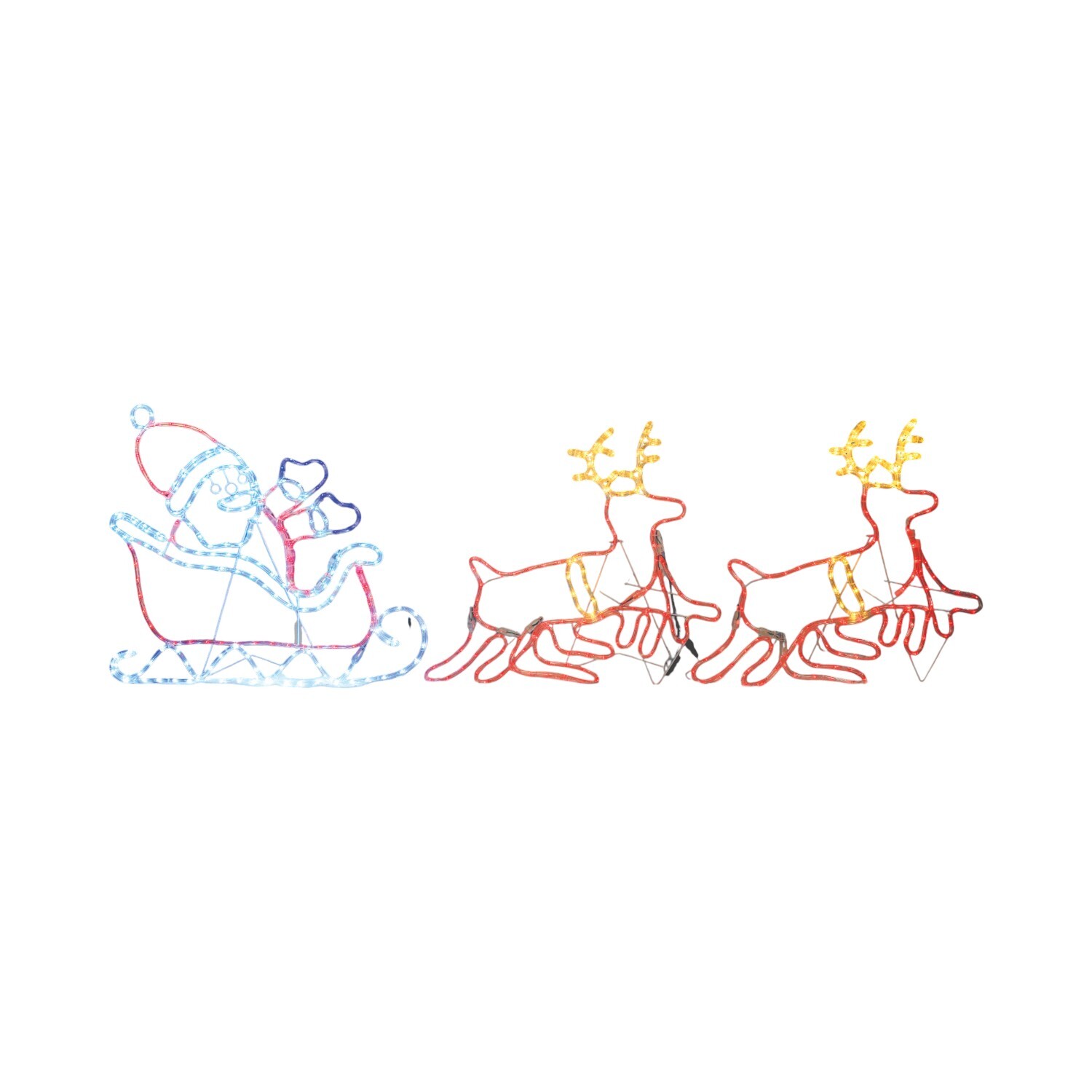 Santa Sleigh Rope Light