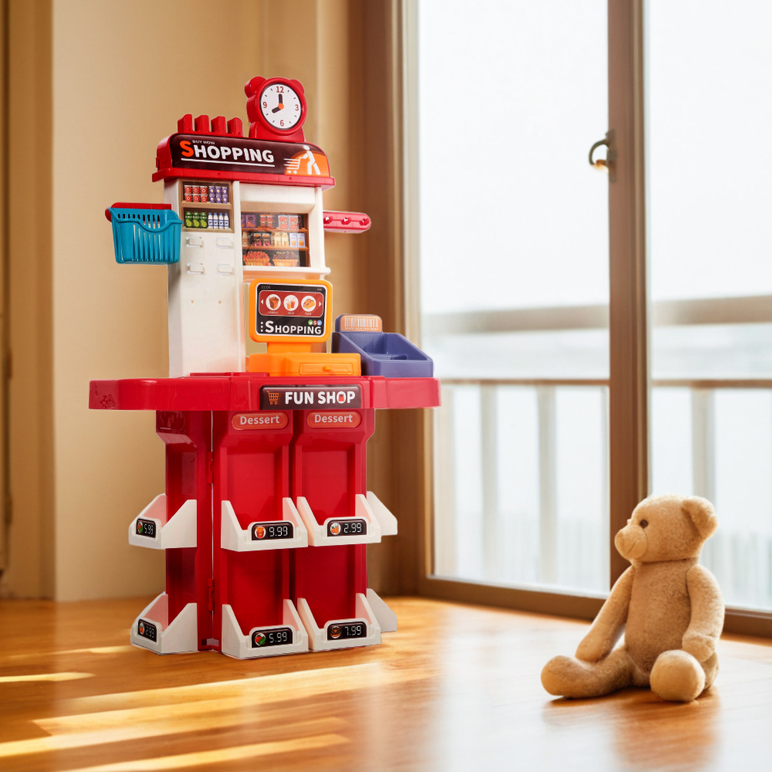 Kidkid Role Play Supermarket Shopping Playset