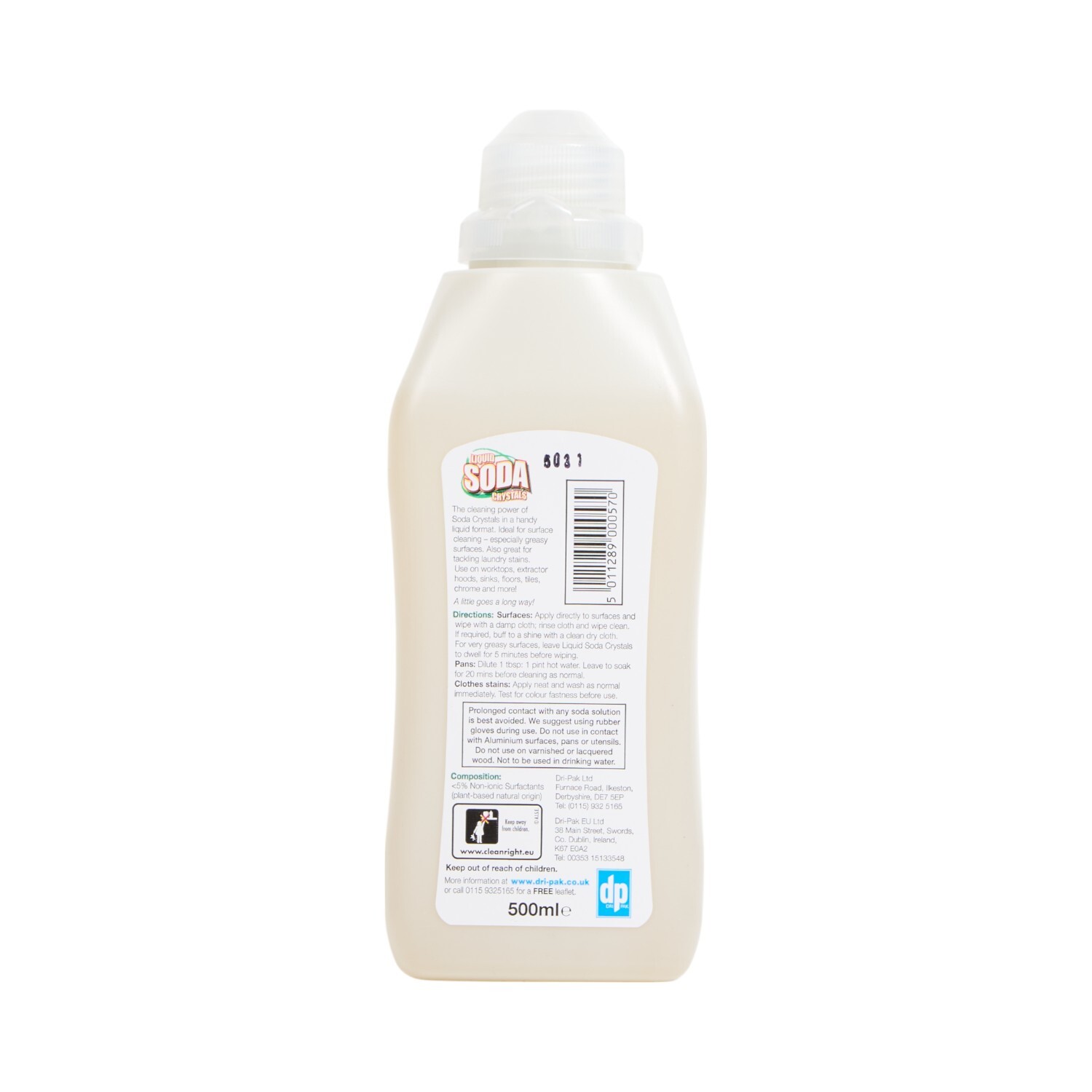 Dri-Pak Liquid Soda Crystals 500ml