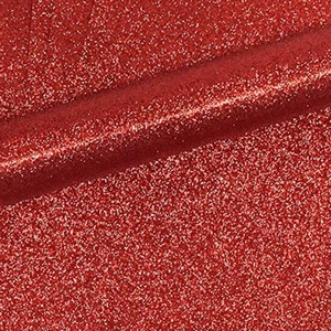 Pack of 10 Sheets Red Glitter Card