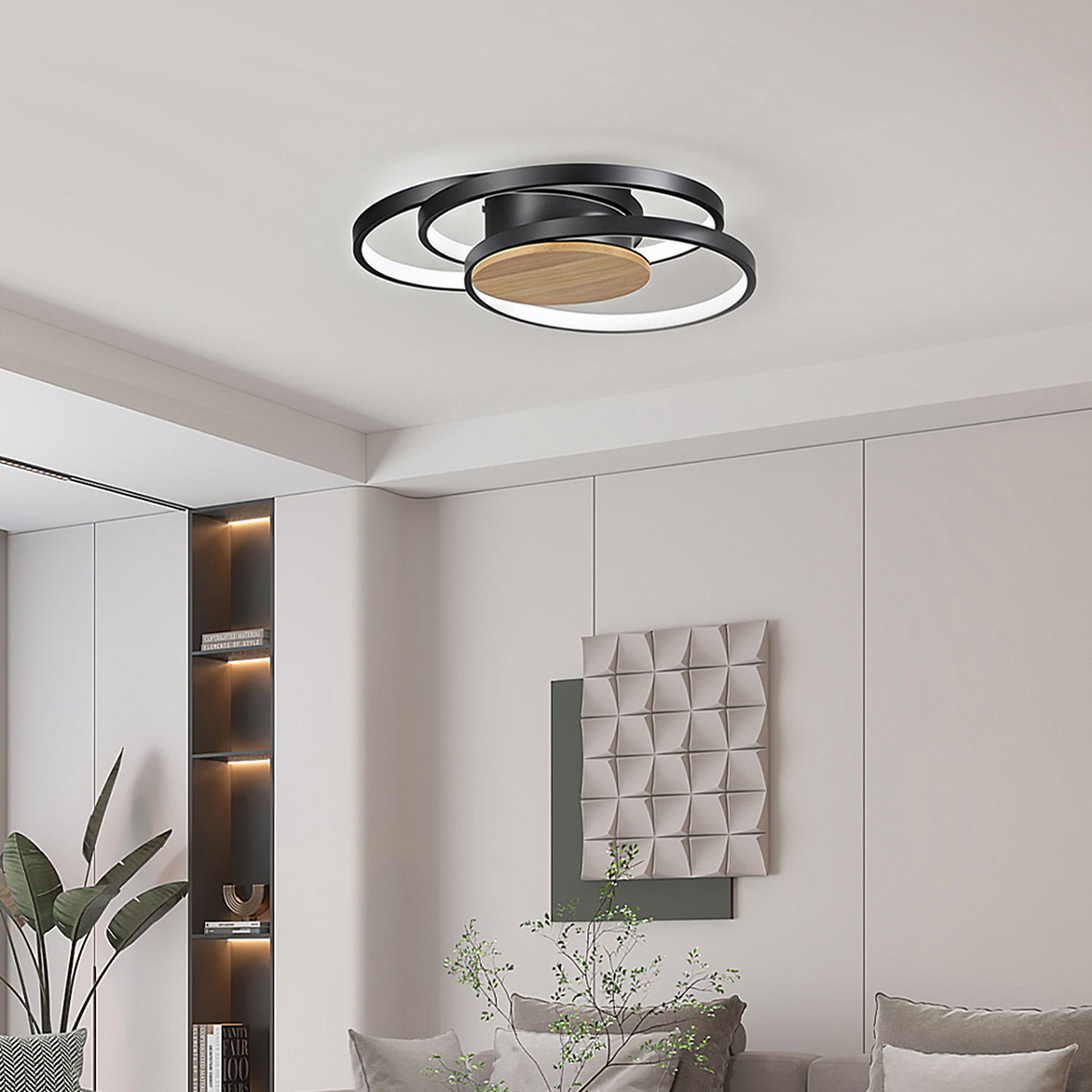 Lifeideas Three-Layer Irregular Ceiling Light