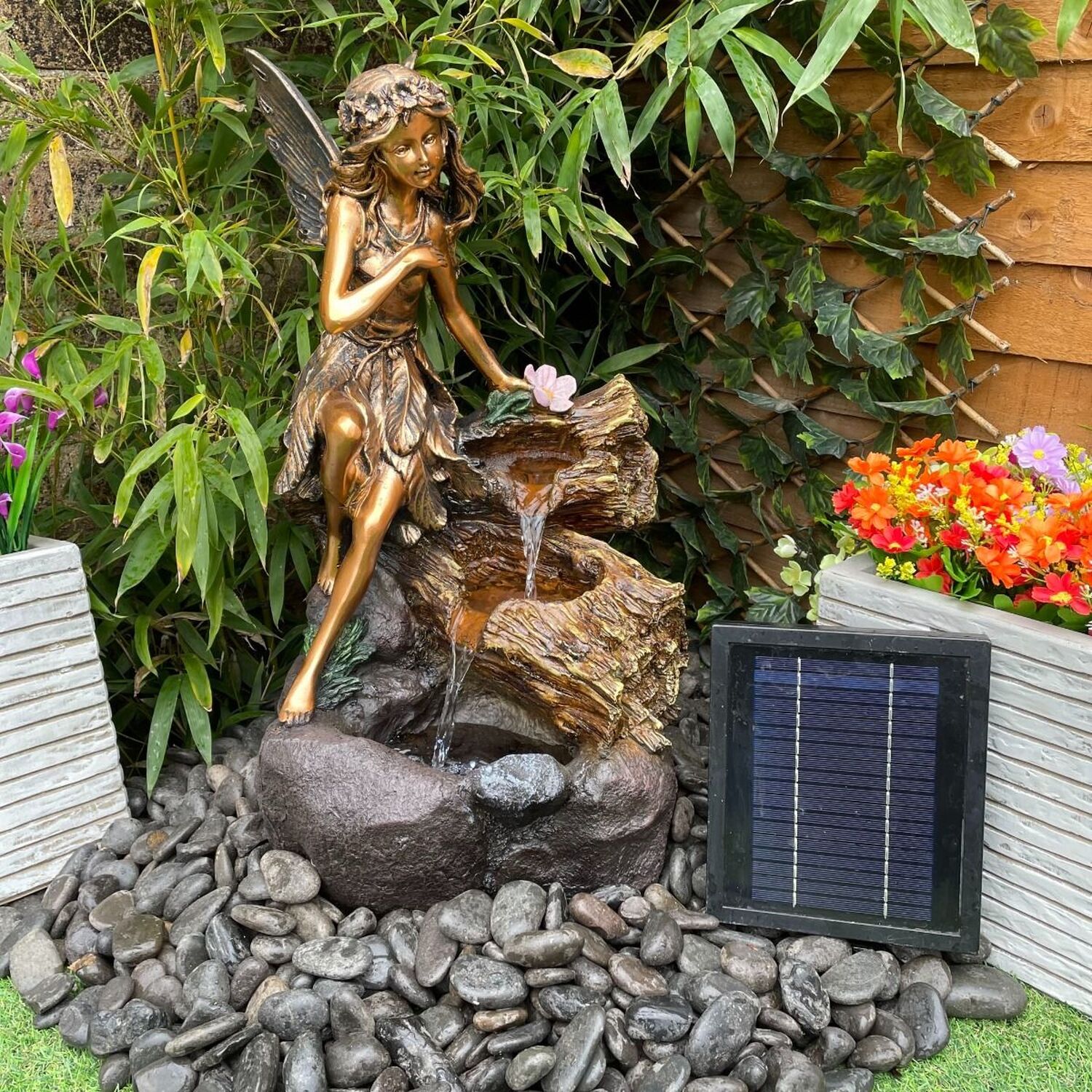 Pixi Fairy Solar Powered Water Feature