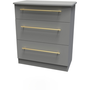 Haworth Ready Assembled 3 Drawer Deep Chest