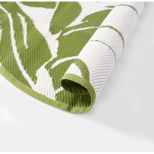 Palm Leaf Round Outdoor Rug