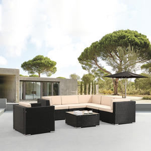 Polyrattan garden furniture garden set porto