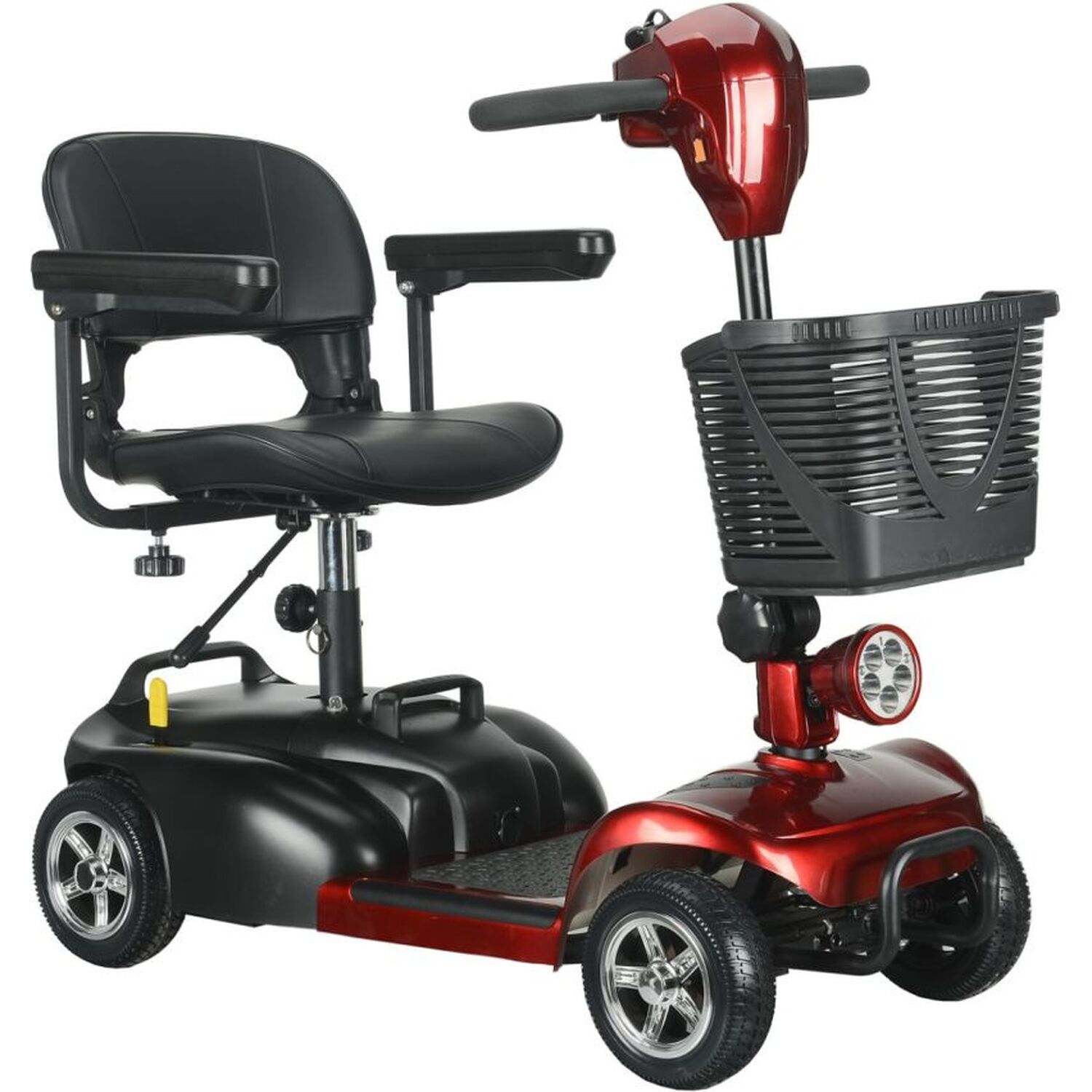 Electric Mobility Scooter With Removable Battery