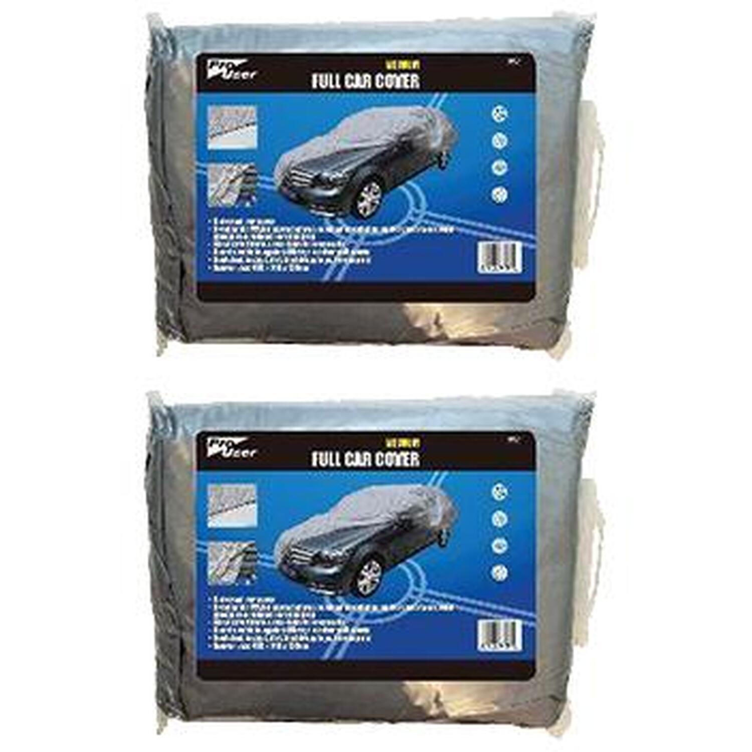 Pro User Breathable Car Covers - Medium - Grey - Pack of 2